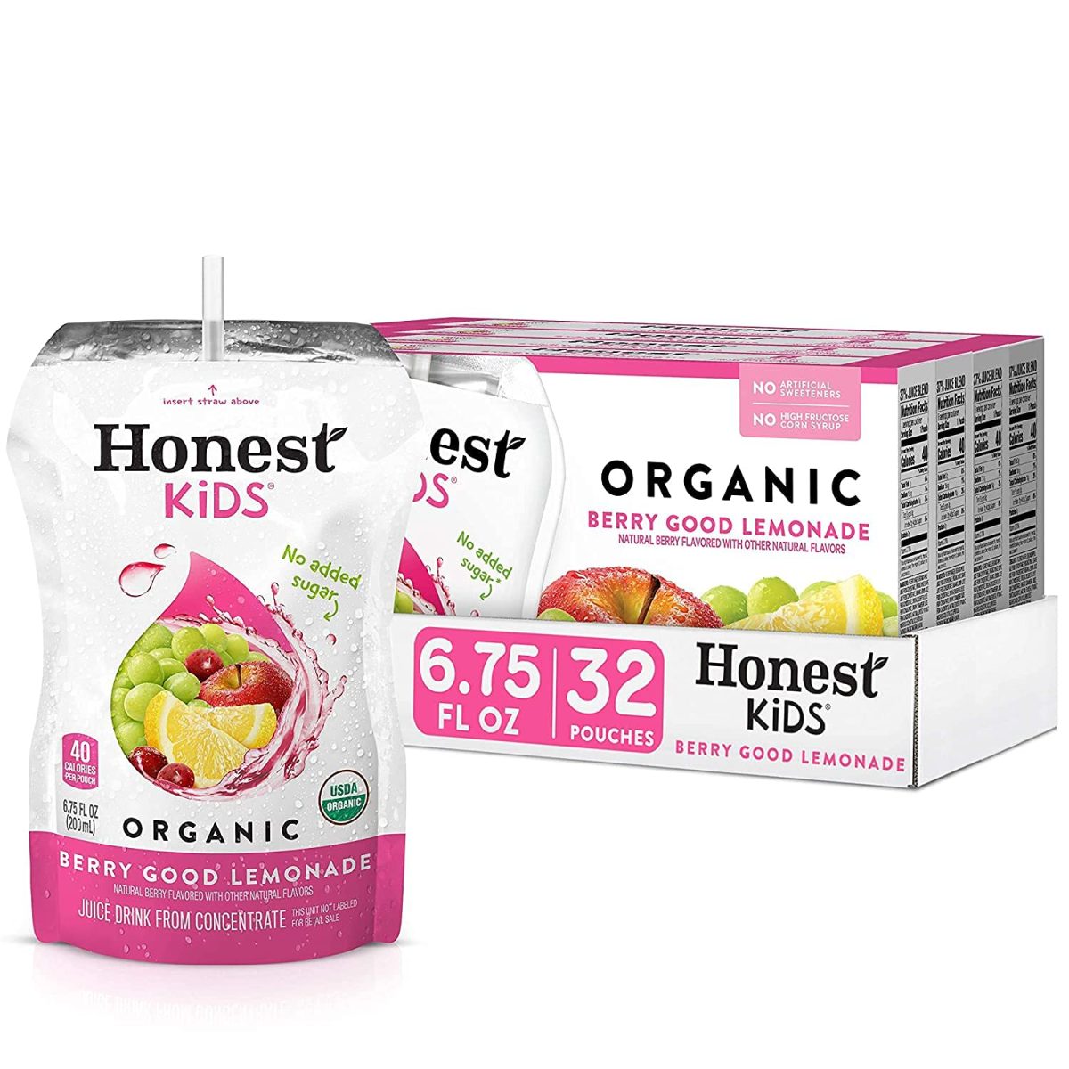 HONEST KIDS - JUICE BERRY LEMONADE 8PK - Planeta Orgánico