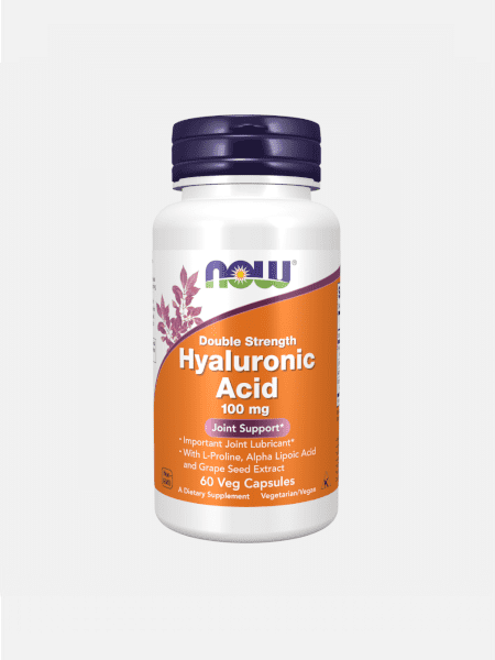 NOW -HYALURONIC ACID 100 MG 60 CAP - Planeta Orgánico
