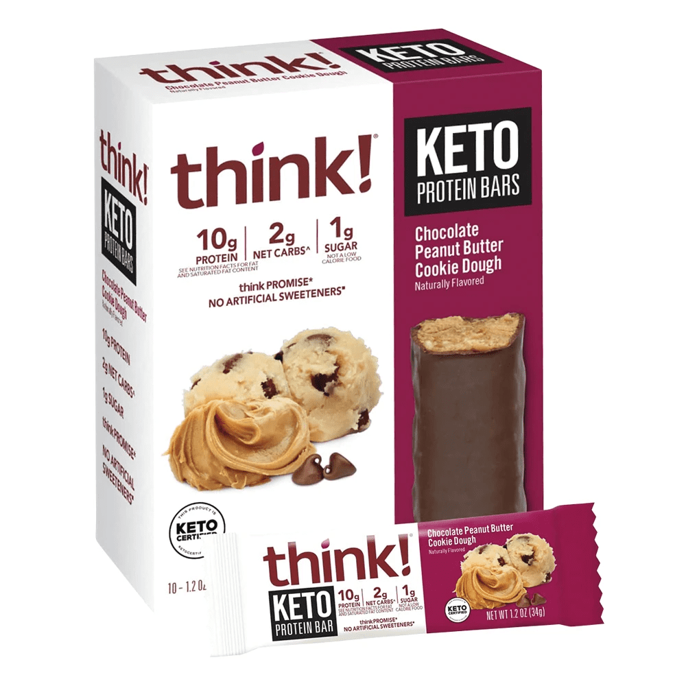 Think!-Bar Keto Cho Pnt Btr Ckie- BARRA DE PROTEINA GALLETA Y MANI ...