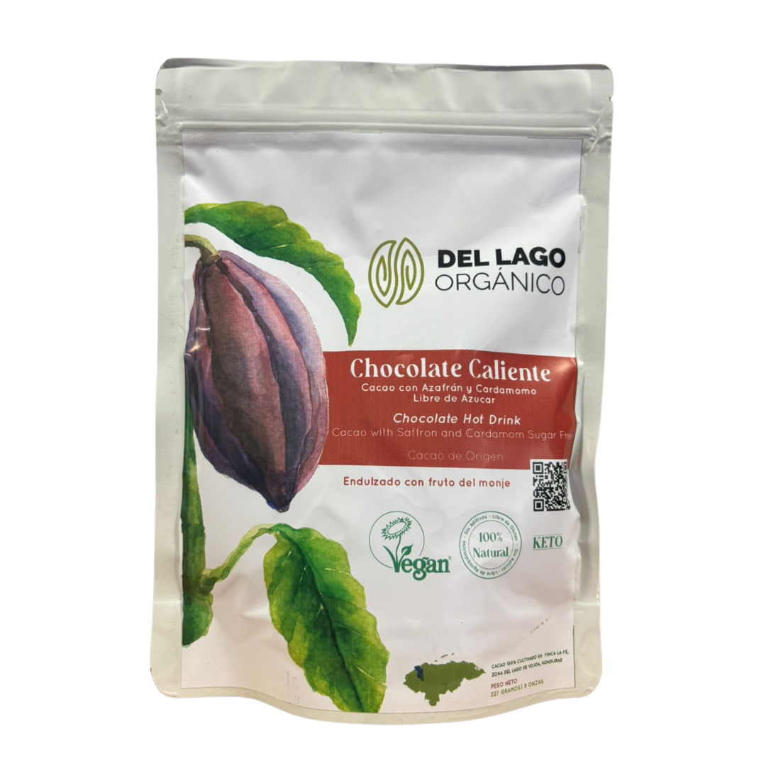 DEL LAGO- CHOCOLATE CALIENTE/ CON AZAFRAN Y CARDAMOMO. - Planeta Orgánico