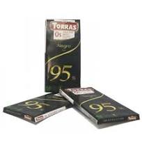 TORRAS- CHOCOLATE NEGRO CACAO 95% CERO AZUCAR - Planeta Orgánico