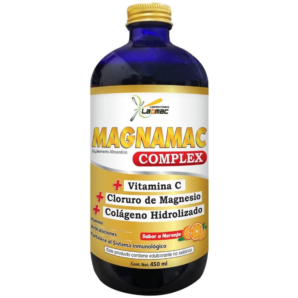 LABMAC- MAGNAMAC COMPLEX 450ML- SABOR NARANJA - Planeta Orgánico