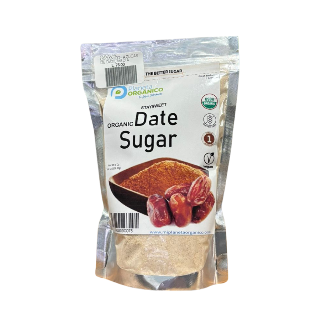 PLANETA ORGANICO- AZUCAR DE DATIL MEDIA LIBRA - Planeta Orgánico