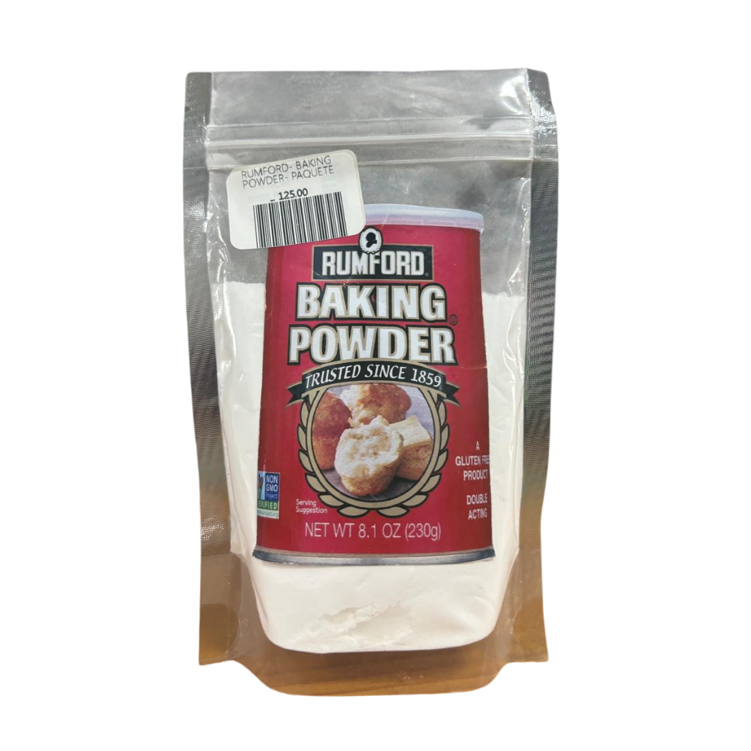 RUMFORD- BAKING POWDER- PAQUETE - Planeta Orgánico