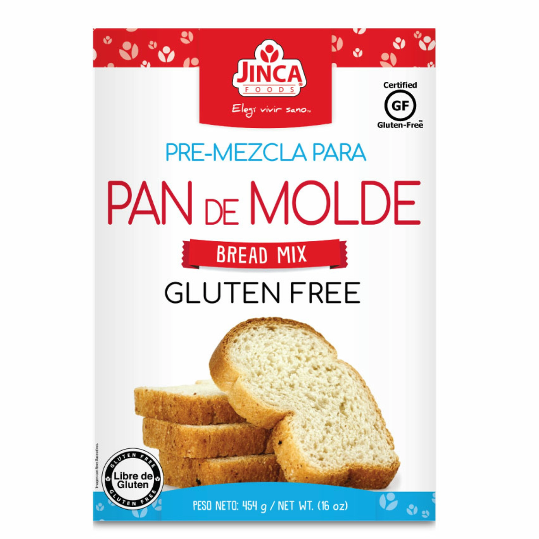 JINCA- PREMEZCLA PARA PAN MOLDE SIN GLUTEN - Planeta Orgánico